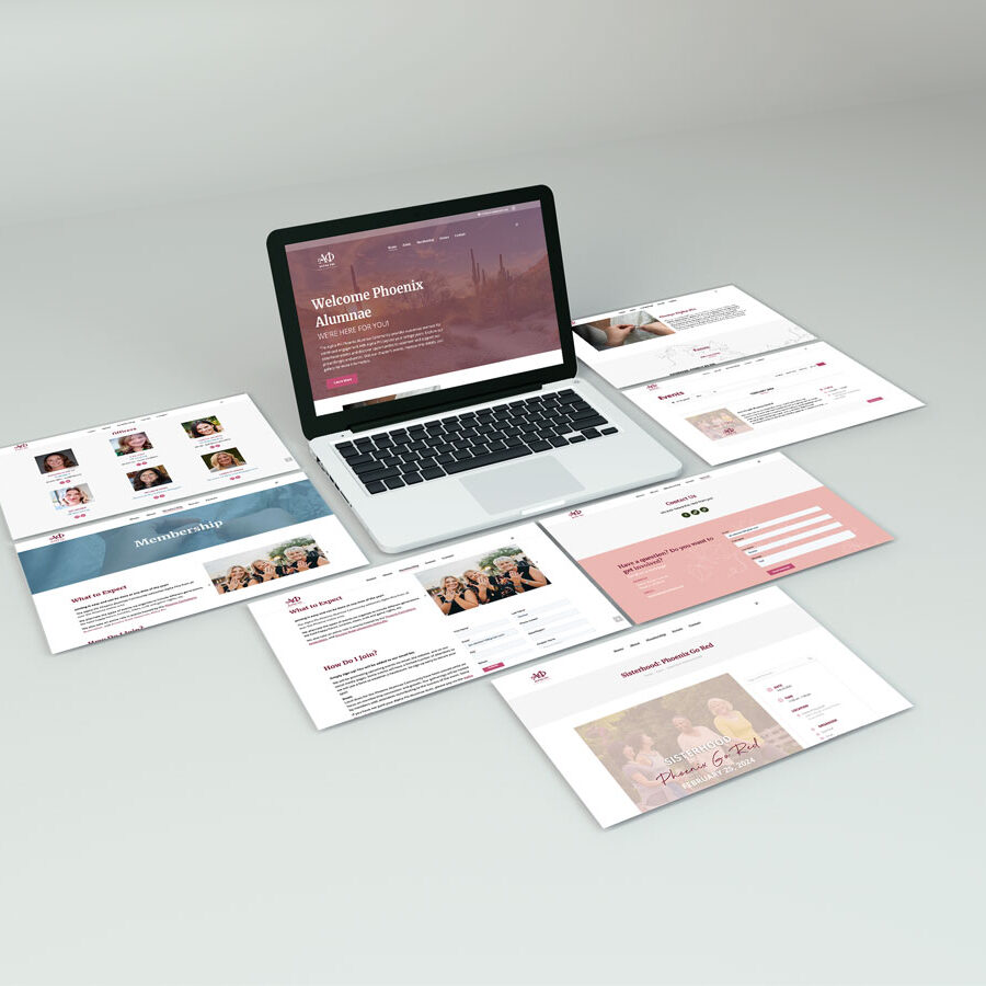 Jen Decker Portfolio - Website Design - Alpha Phi Phoenix Alumnae ...